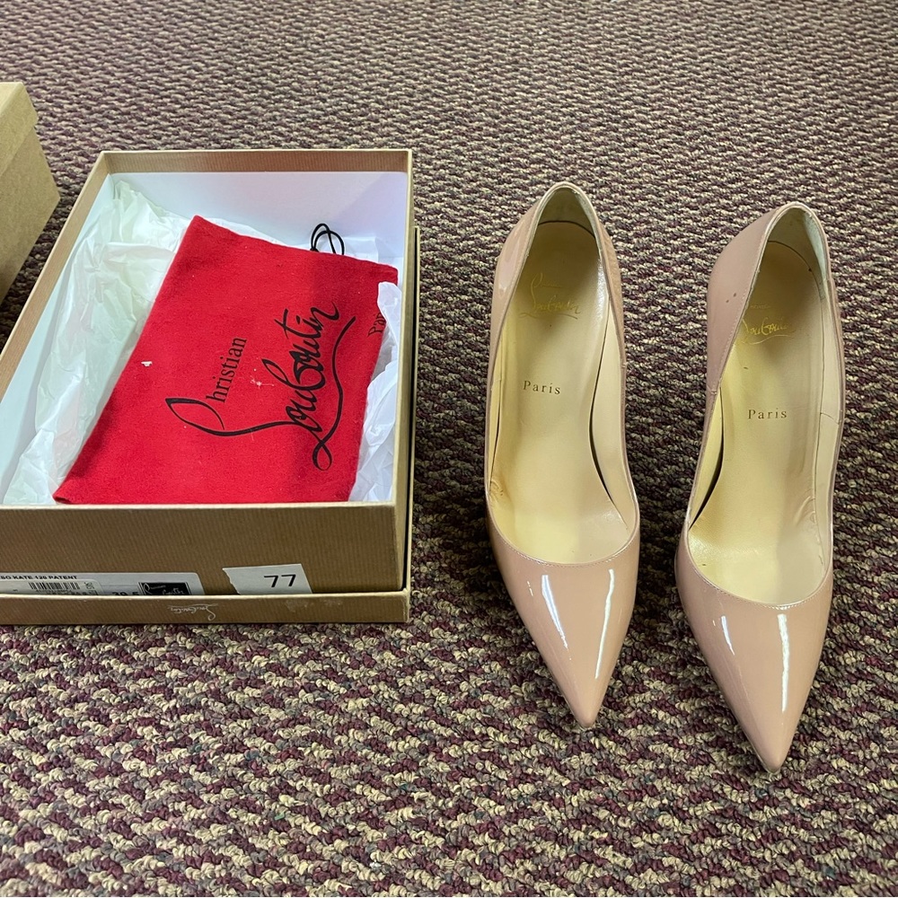 Christian Louboutin So Kate 120 Tan - Gem